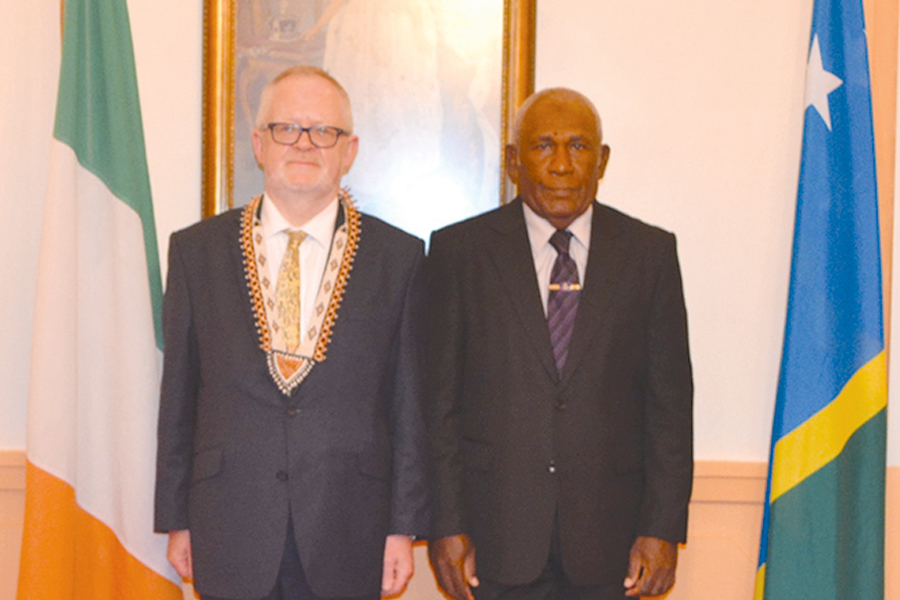 Irish ambassador to Solomon Islands presents credentials | Theislandsun